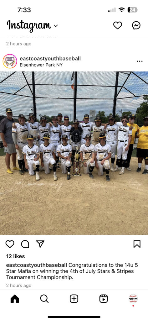 5 Star Mafia Captures 14u 4th of July Stars & Stripes Tournament ...